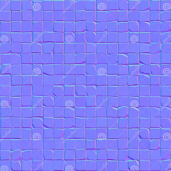 Normal Map Stone Tiles Texture, Normal Mapping Stock Illustration ...