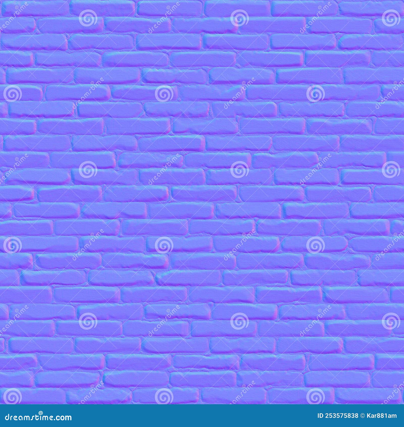 Normal Map Texture Bricks, Texture Mapping Normal Stock Photo - Image ...
