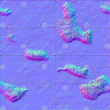 Normal Map Texture Concrete, Normal Texture Mapping Stock Photo - Image ...