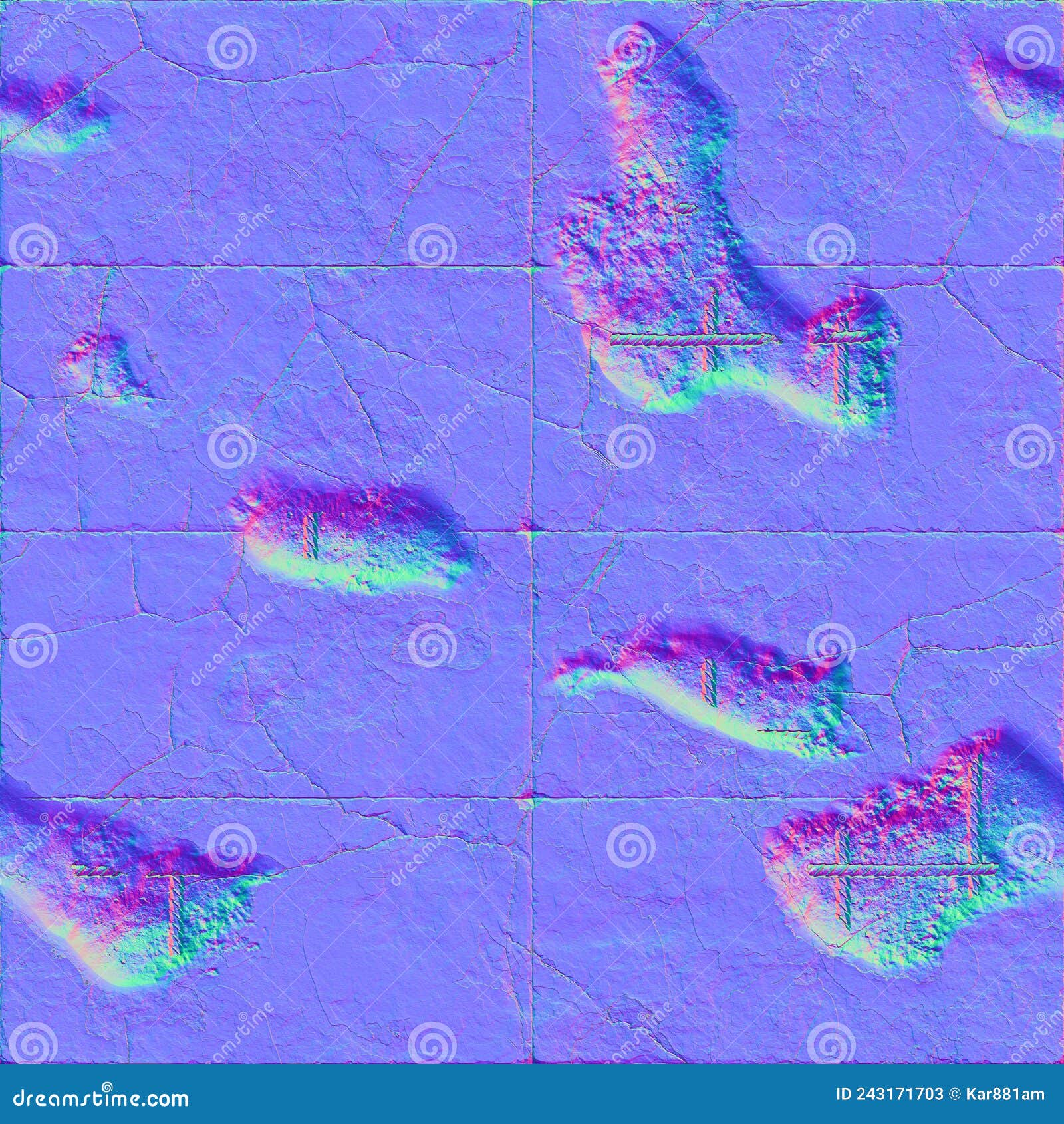 Normal Map Texture Concrete, Normal Texture Mapping Stock Image ...