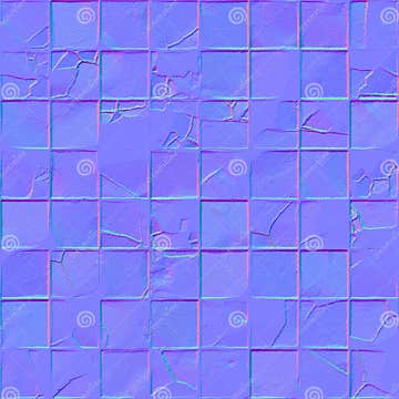 Normal Map Tiles Texture, Normal Mapping Stock Illustration ...