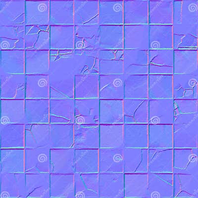 Normal Map Tiles Texture, Normal Mapping Stock Illustration ...