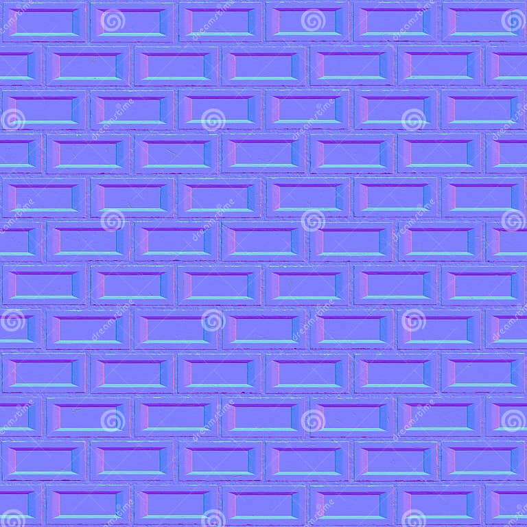 Normal Map Tiles Texture, Normal Mapping Stock Illustration ...