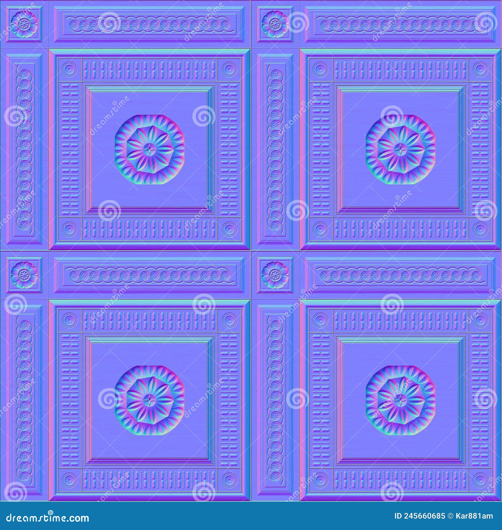 Normal Map Wood Panels Texture, Normal Mapping Stock Illustration ...