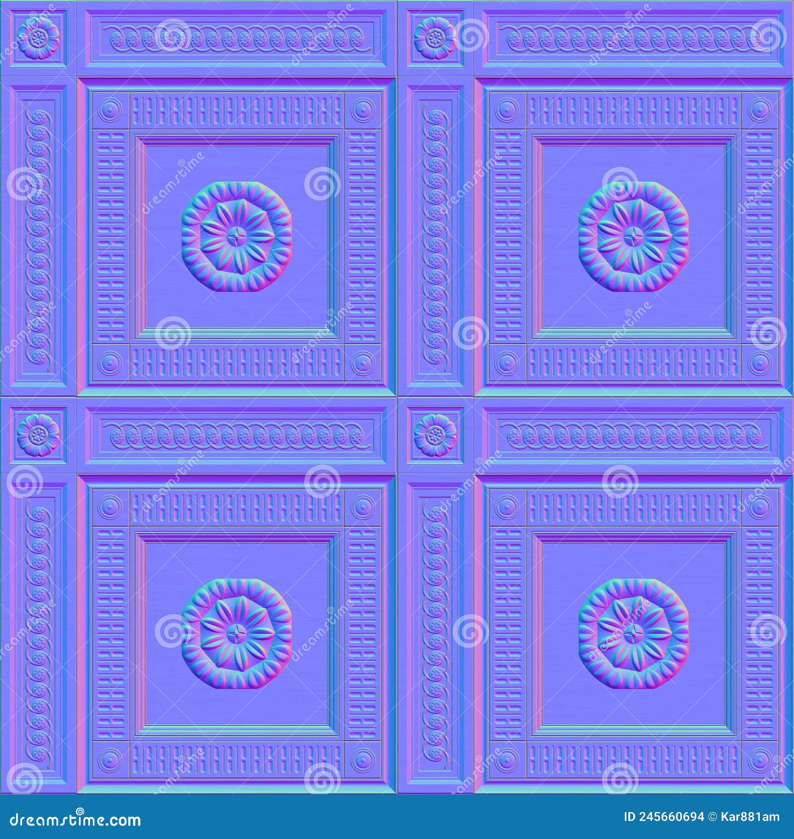 Normal Map Wood Panels Texture, Normal Mapping Stock Illustration ...