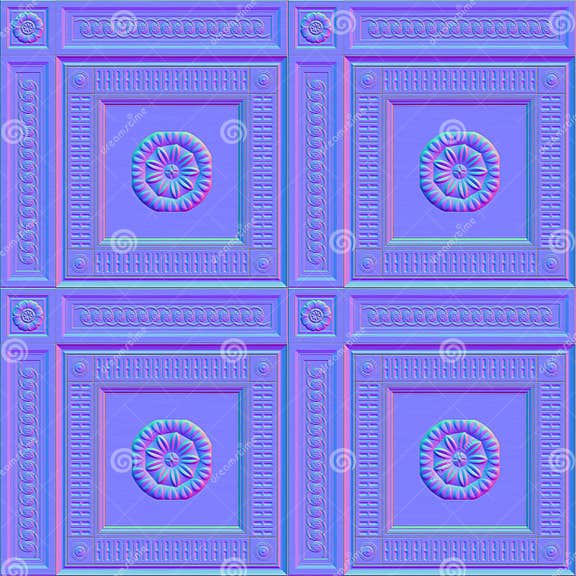 Normal Map Wood Panels Texture, Normal Mapping Stock Illustration ...