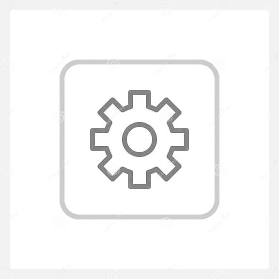 Normal Settings Button UI Element Template Stock Vector - Illustration ...