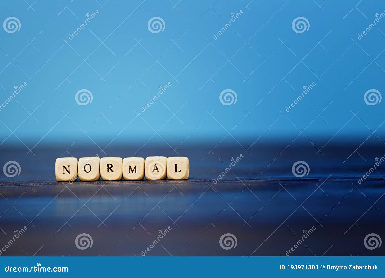 Normal Sign with Copy Space Stock Image - Image of conceptual, cubes ...