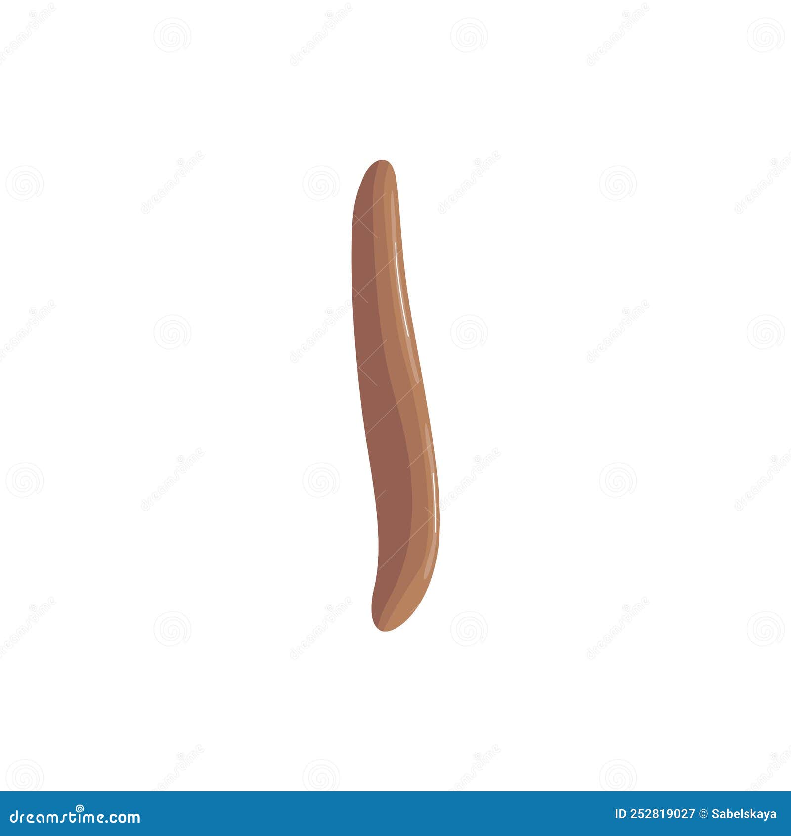 Normal Stool Condition of Healthy Digestive System, Flat Vector ...