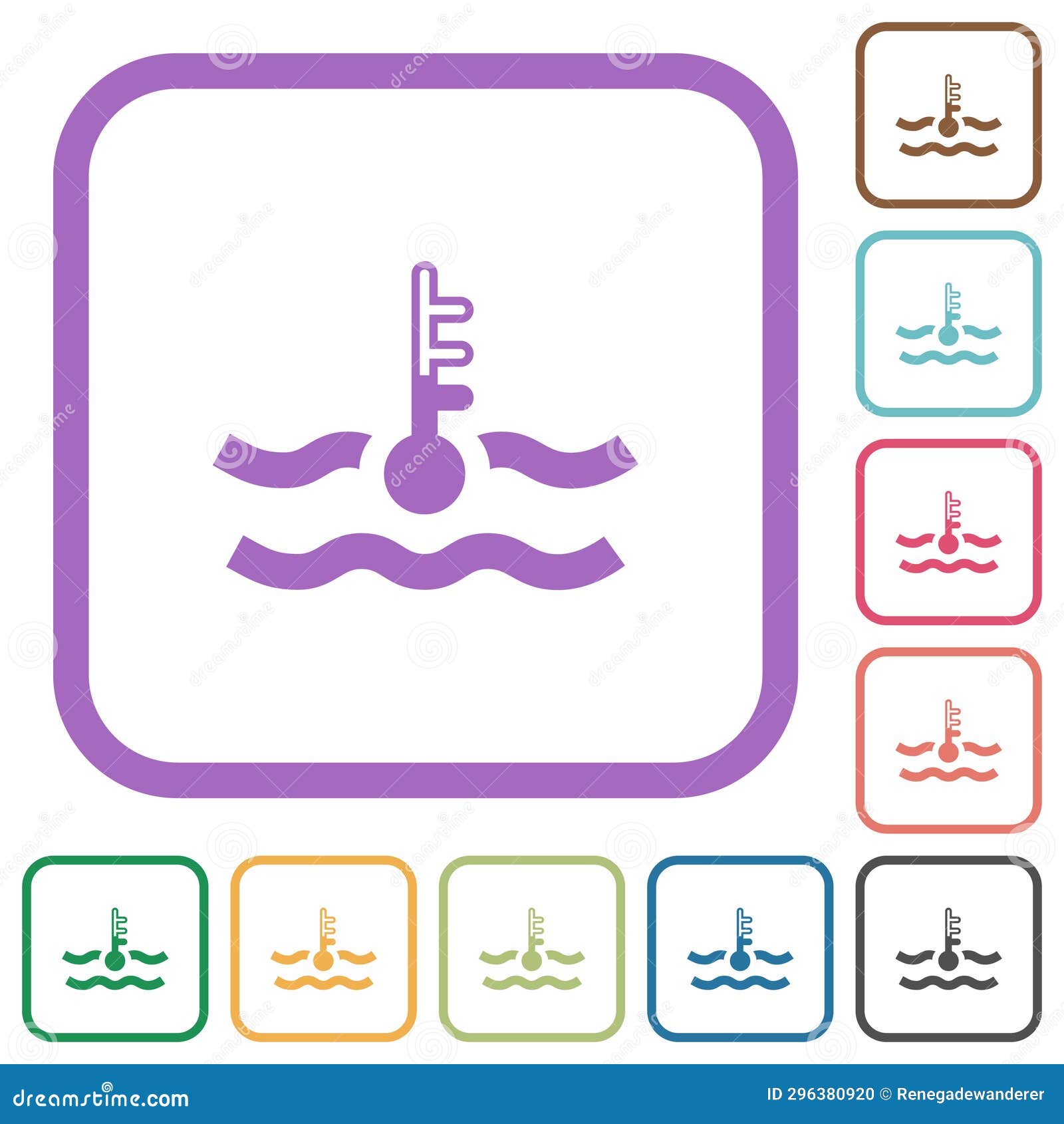 Engine Coolant Icon On White Background. Simple Element Illustration ...