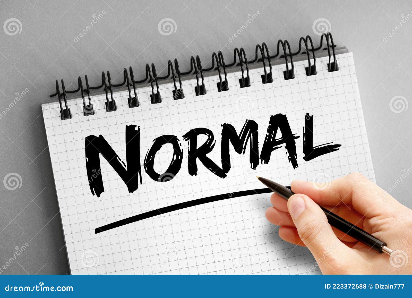 New Normal. Text On Wooden Block Royalty-Free Stock Photography ...