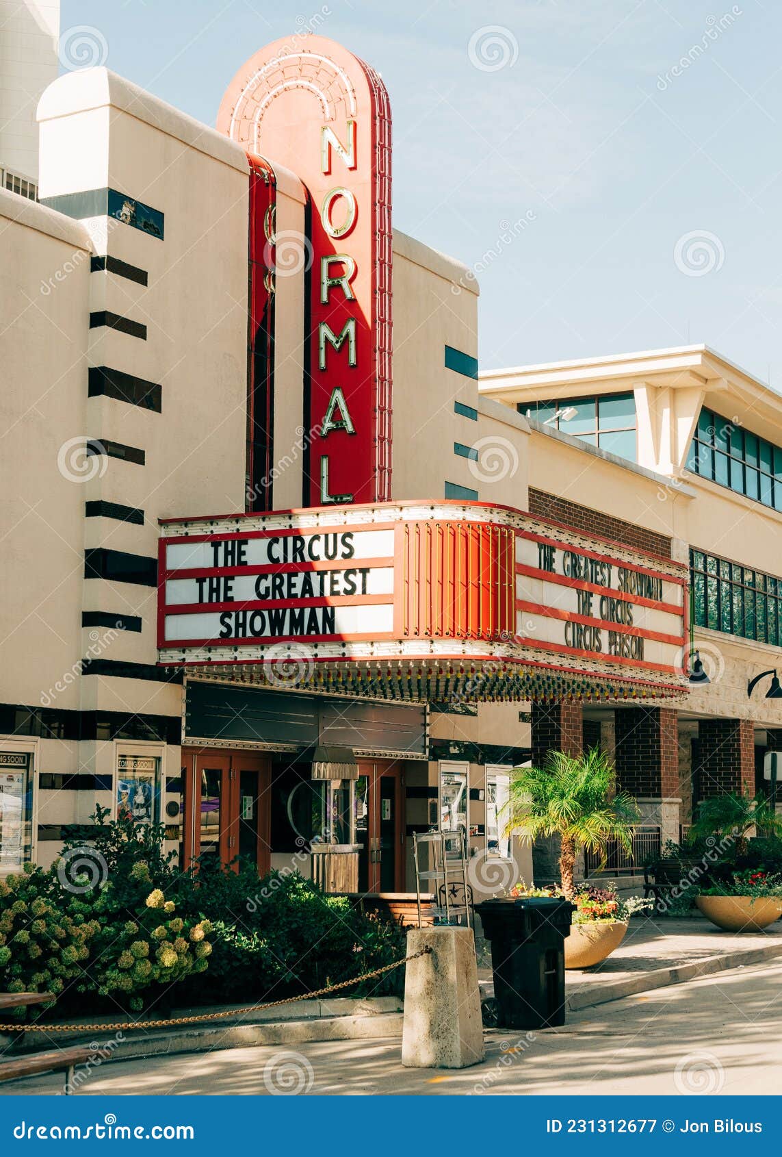 The Normal Theater in Normal, Illinois Editorial Photography - Image of ...