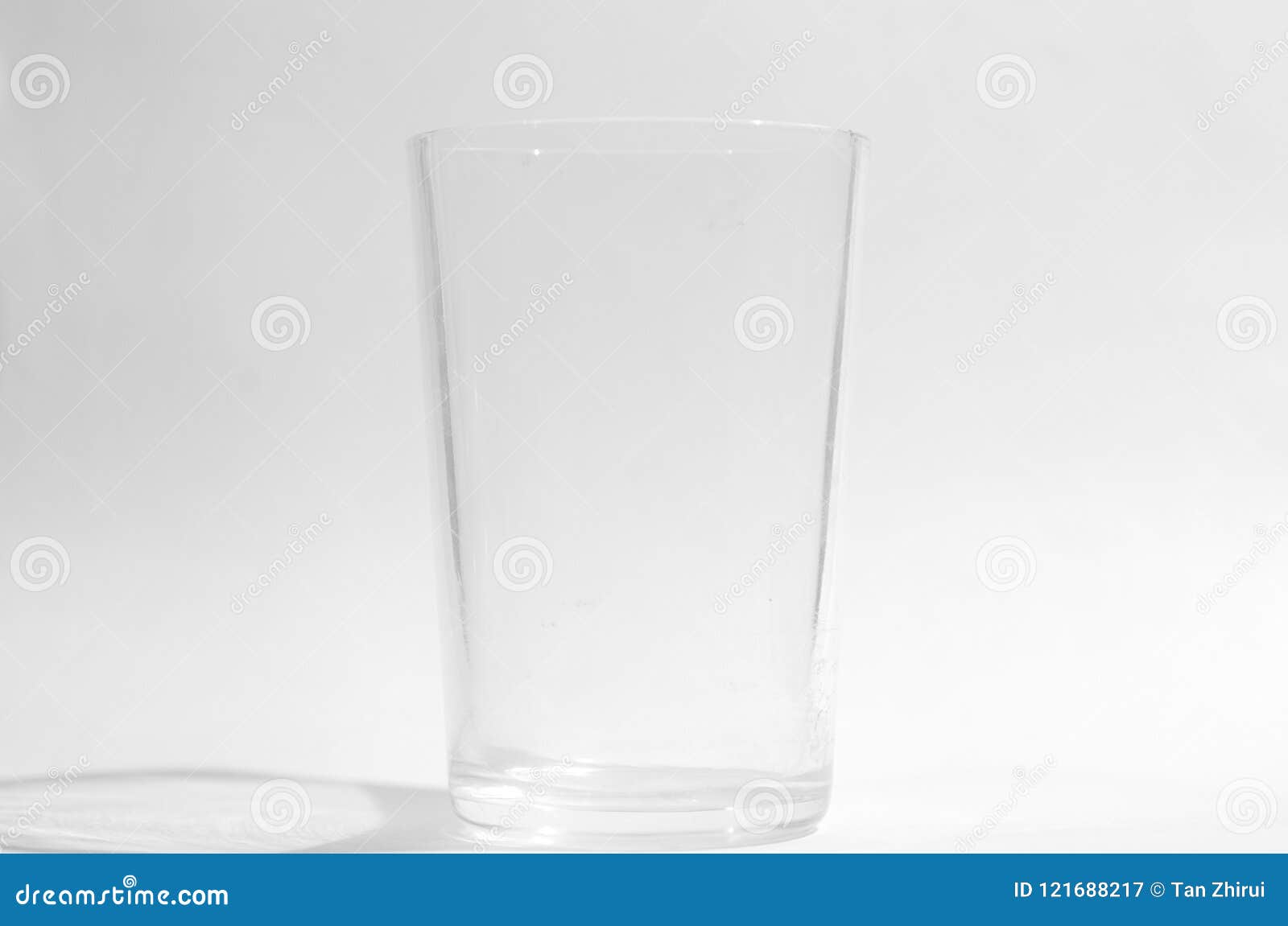 A normal transparent glass stock image. Image of white - 121688217