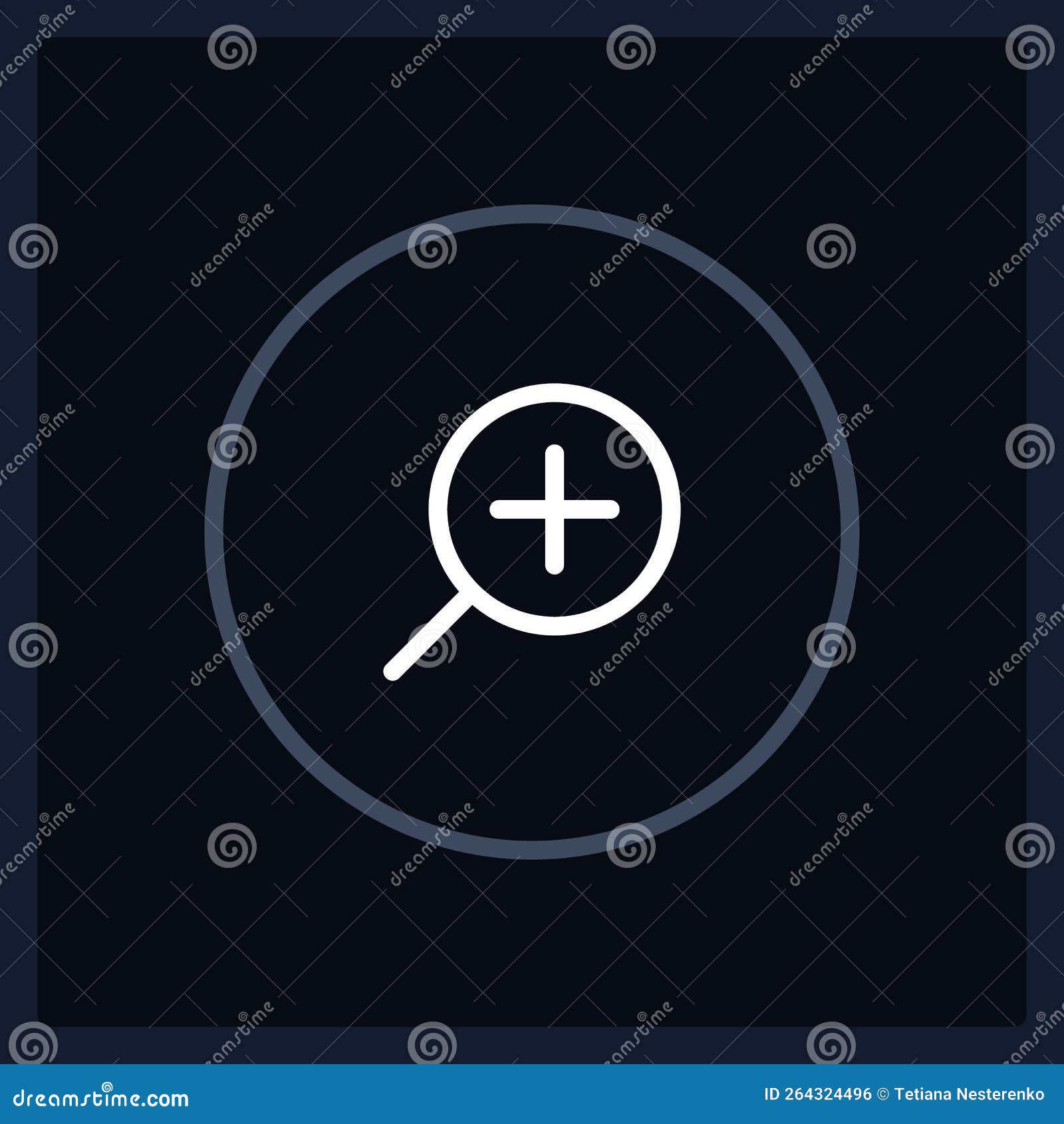 Normal Zoom in Button State UI Element Template Stock Vector - Illustration of responsive, chart ...