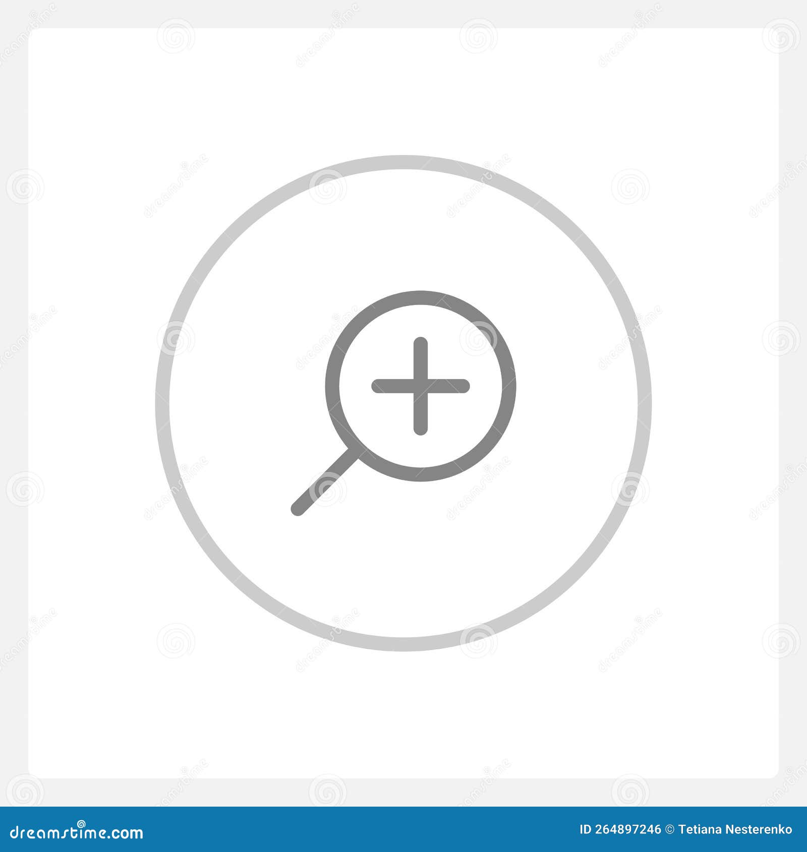 Normal Zoom in Button State UI Element Template Stock Vector ...