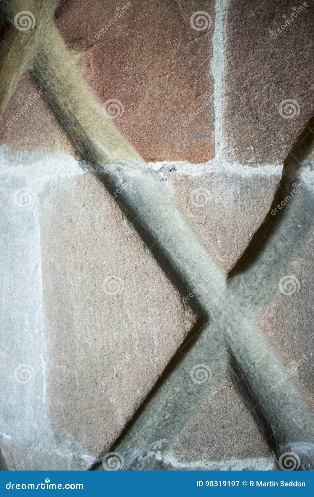 Norman Pillars with Patterns Stock Image - Image of listed, pier: 90319197