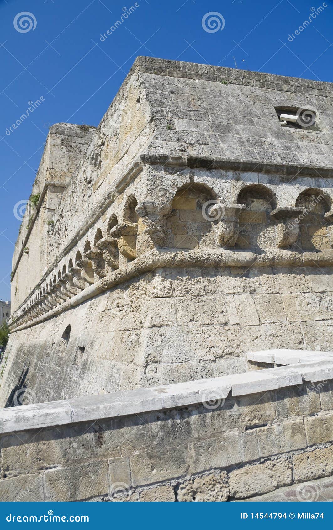 Norman-Swabian Castle. Bari. Apulia Stock Photo - Image of italy ...
