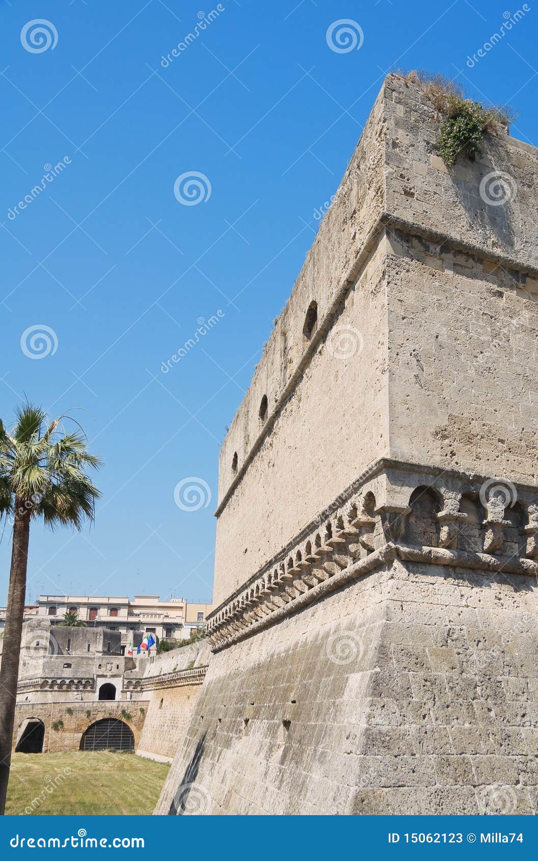 Norman-Swabian Castle. Bari. Apulia Stock Image - Image of apulia ...