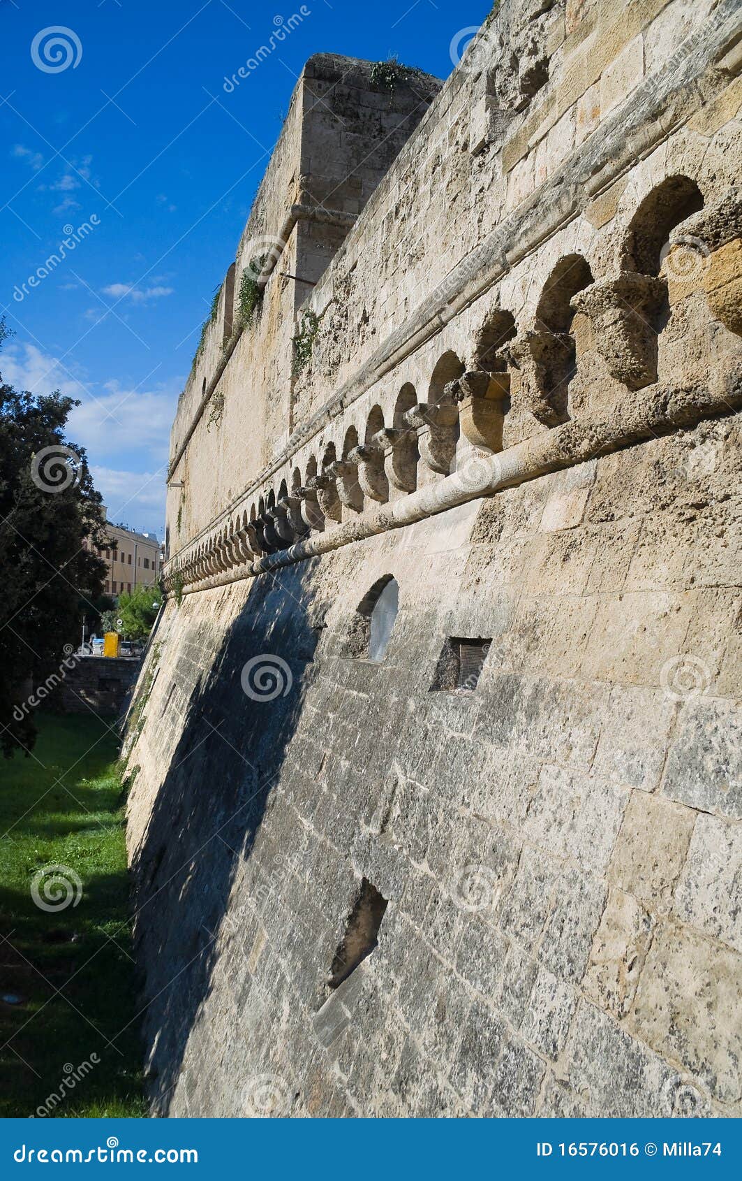 Norman- Swabian Castle. Bari. Apulia Stock Photo - Image of historical ...