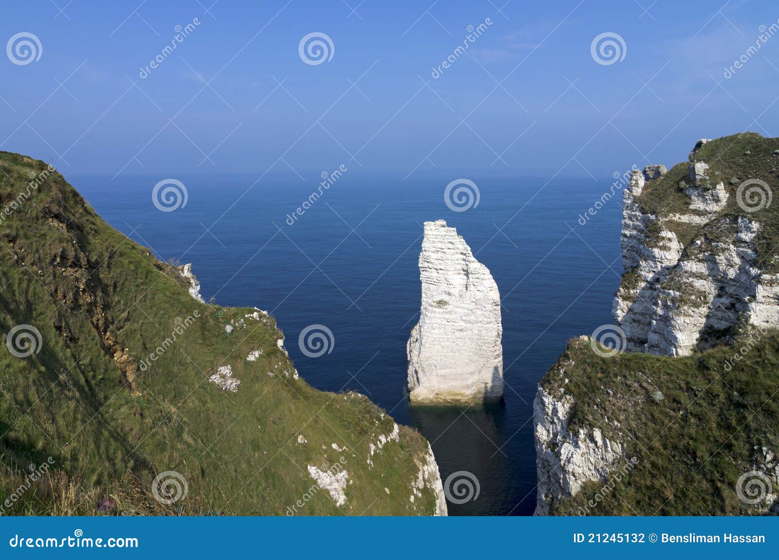 Normandy cliff stock photo. Image of france, travel, coast - 21245132