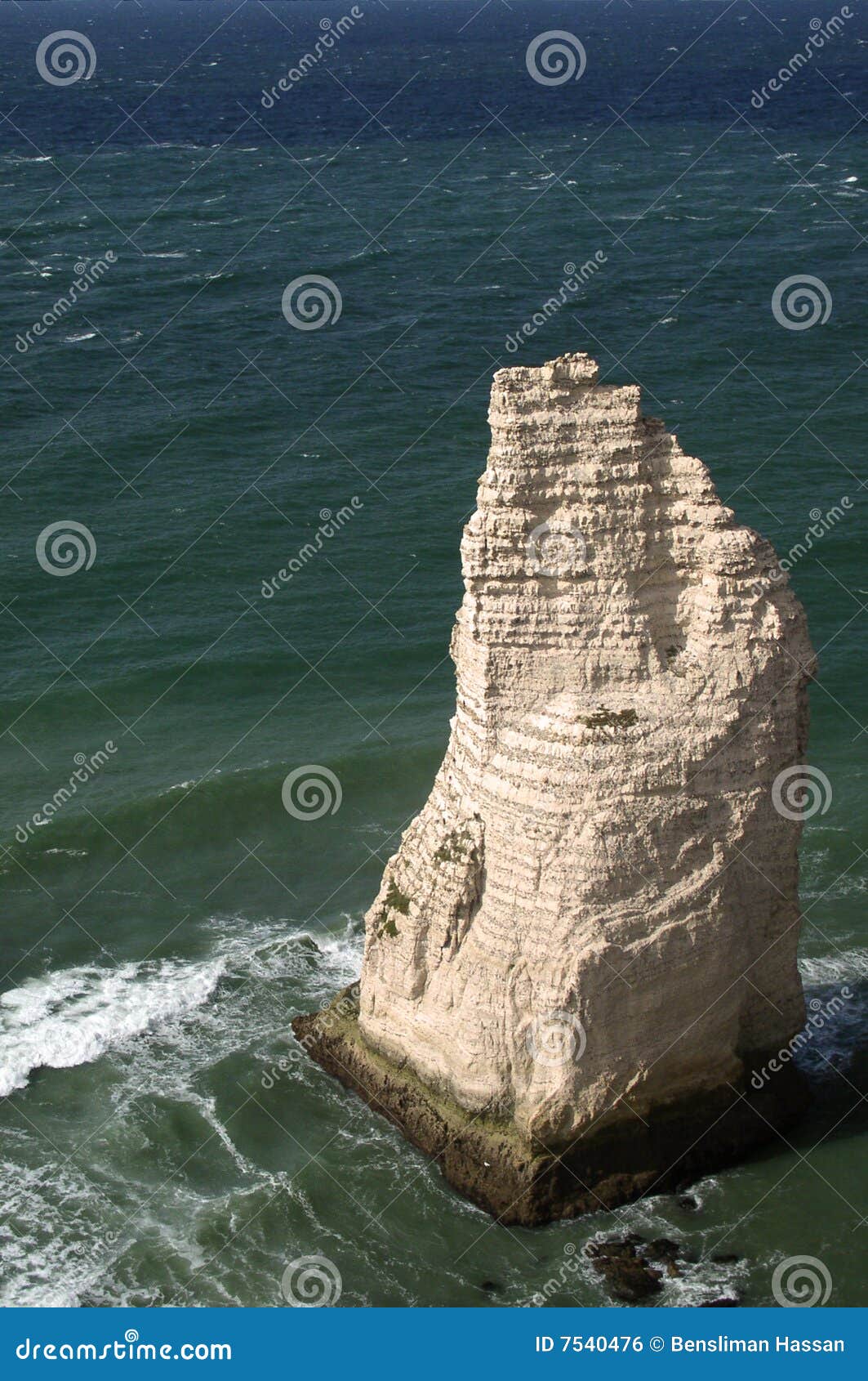 Normandy cliff stock photo. Image of ocean, france, nature - 7540476