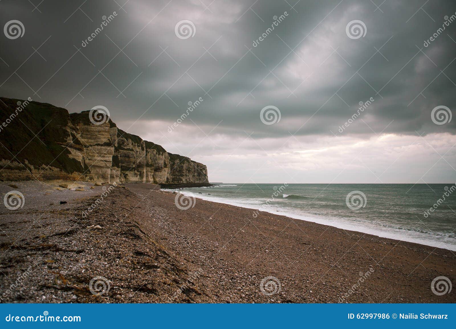 Normandy Cliff Coast stock photo. Image of france, steep - 62997986