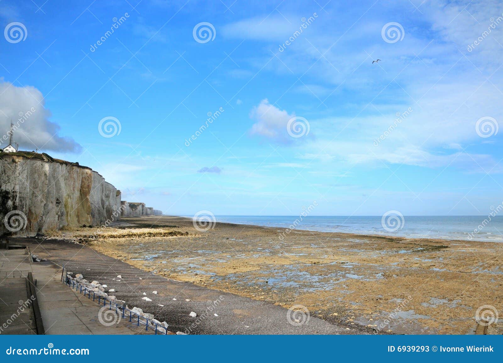Normandy coast stock image. Image of tide, coast, cliffs - 6939293