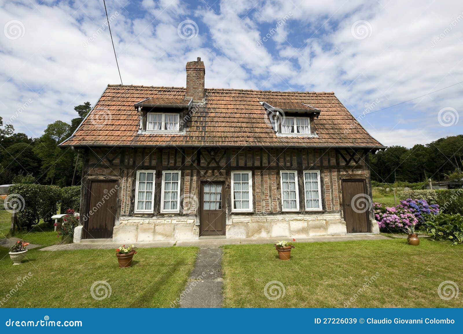 Normandy - Country house stock image. Image of nature - 27226039