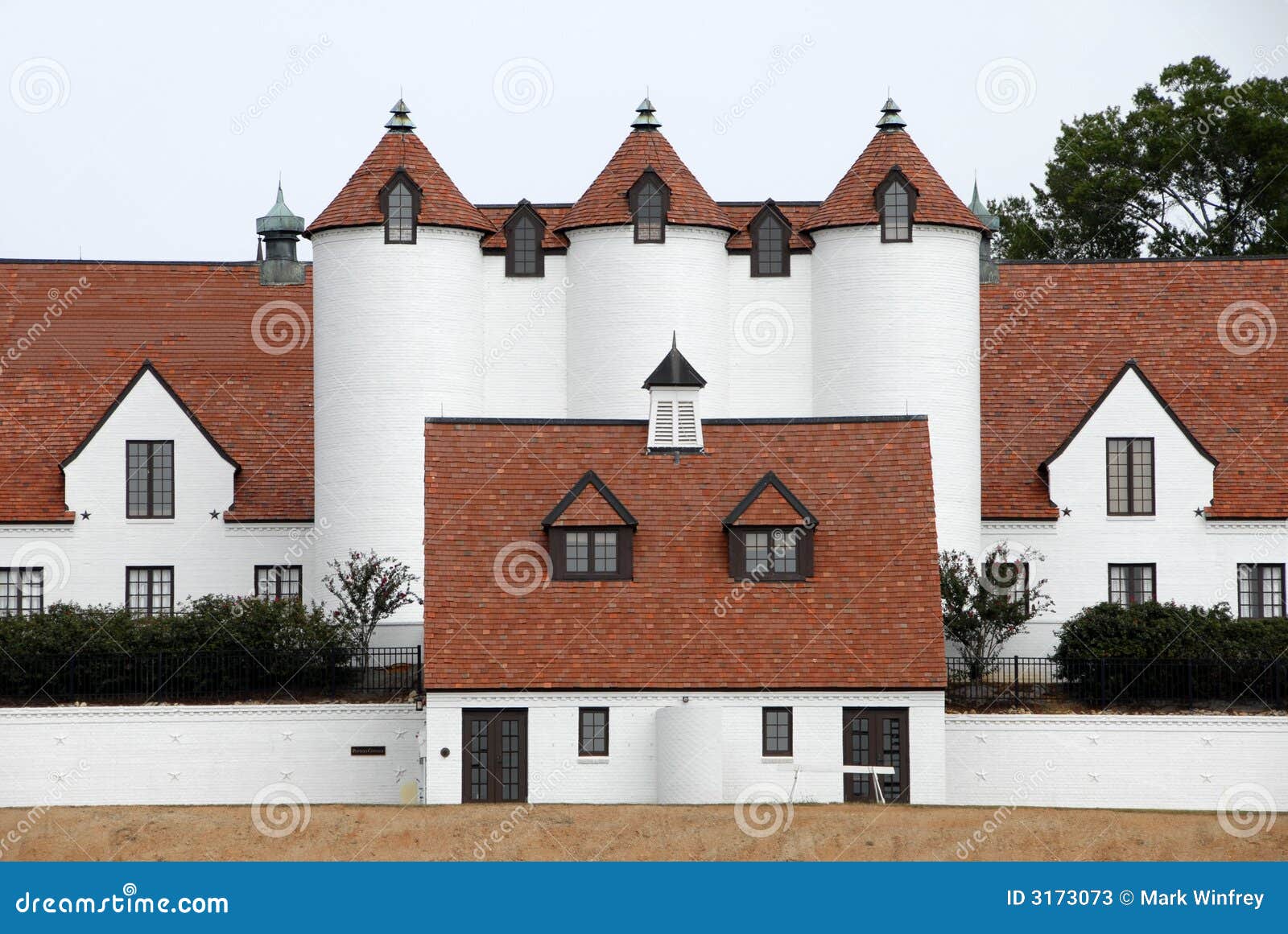 Normandy Style Architecture Stock Image - Image of white, architecture ...