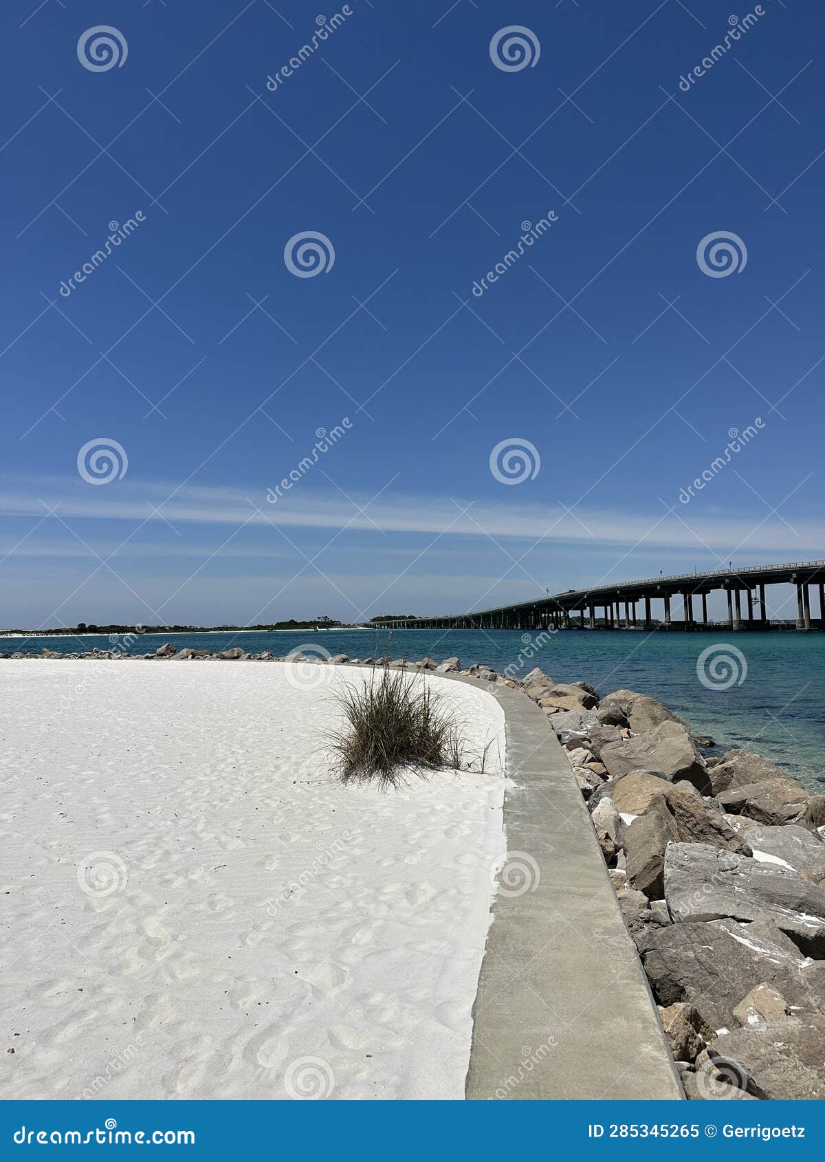 Norriego Point Destin stock image. Image of shore, white - 285345265