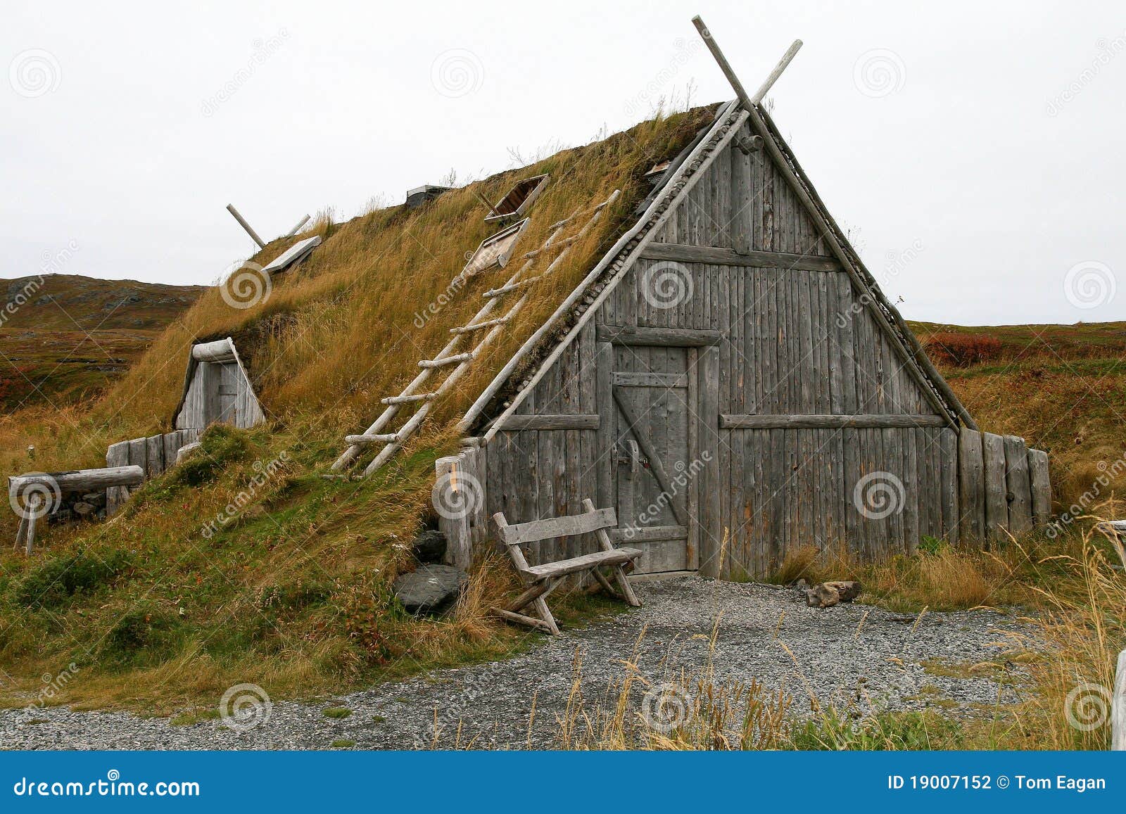 Norstead stock photo. Image of viking, wooden, meadows - 19007152