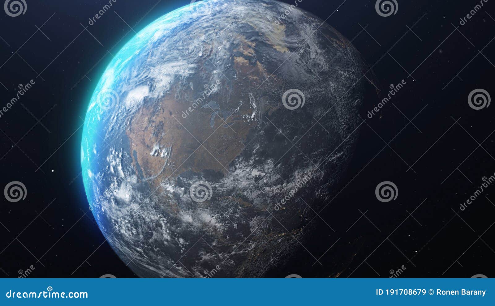 North America, Earth Space View Map ,Outer Space Travel Concept 3D ...