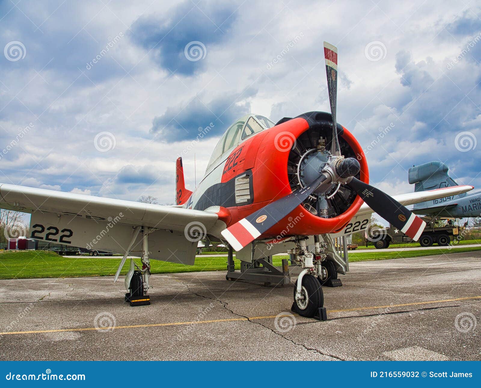 The North American Aviation T-28 Trojan Air Plane Editorial Photography ...