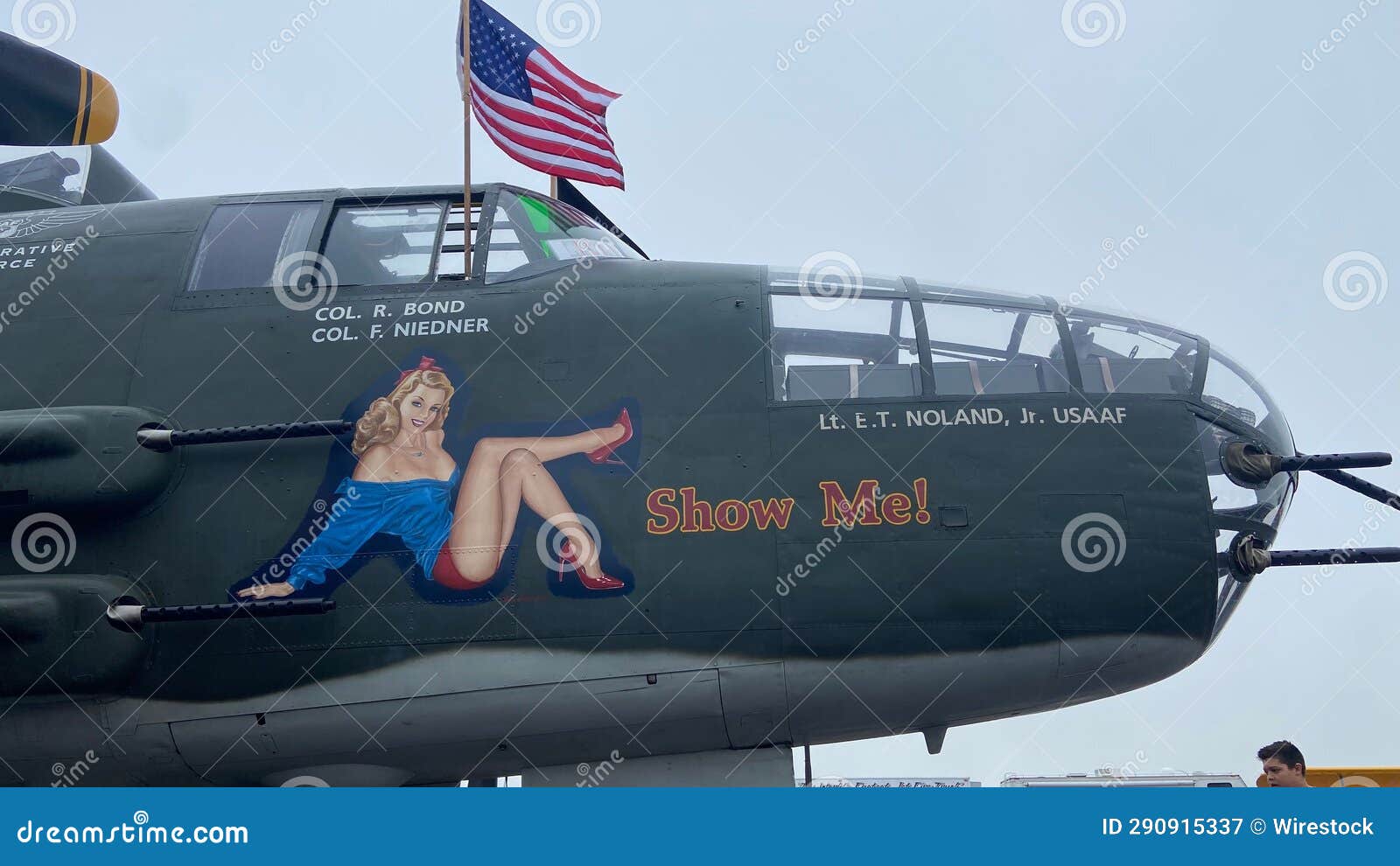 North American B-25 Mitchell Jet on a Runway Editorial Photography ...