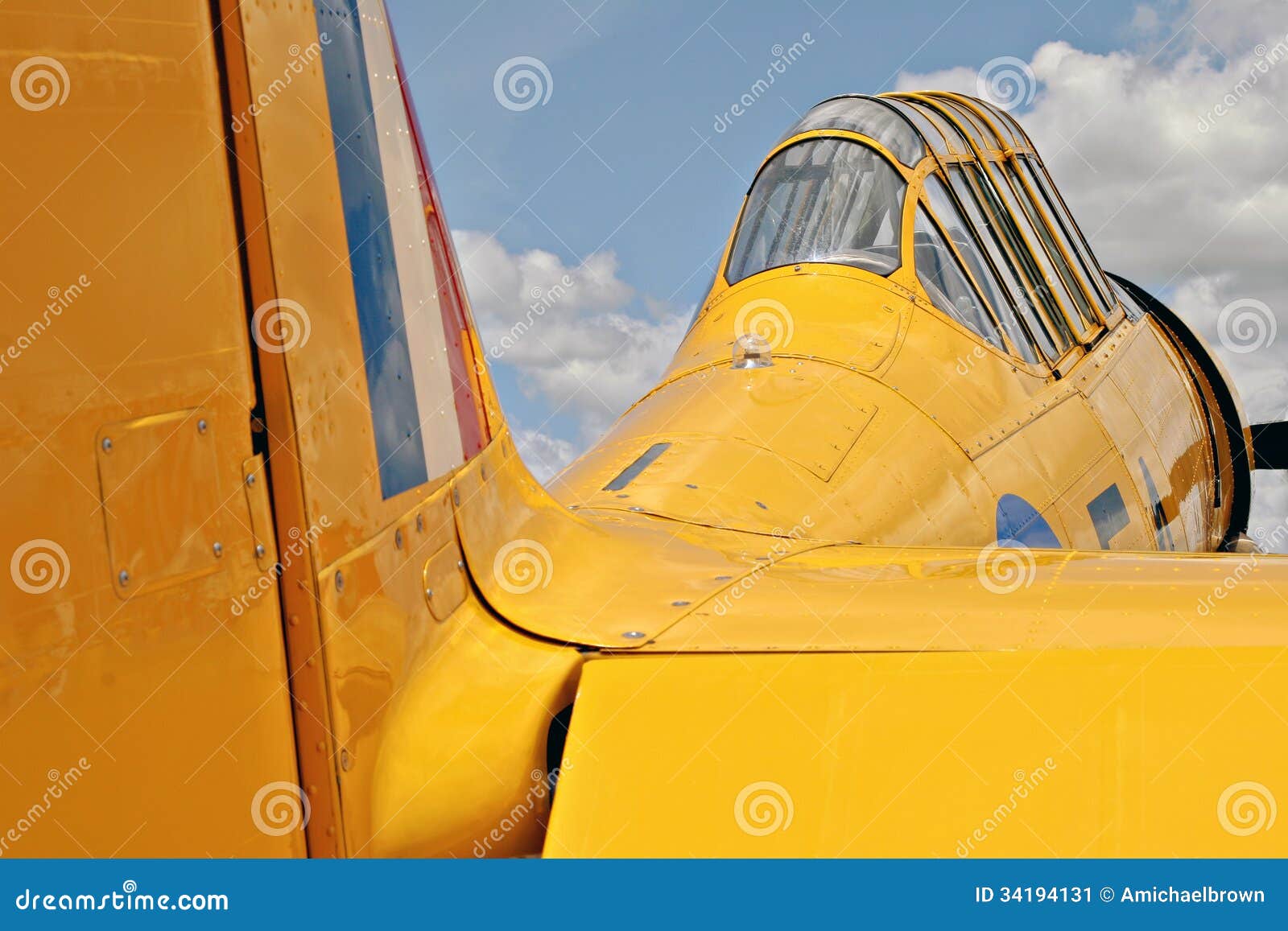 North American Harvard Aircraft Stock Image - Image of north, harvard ...