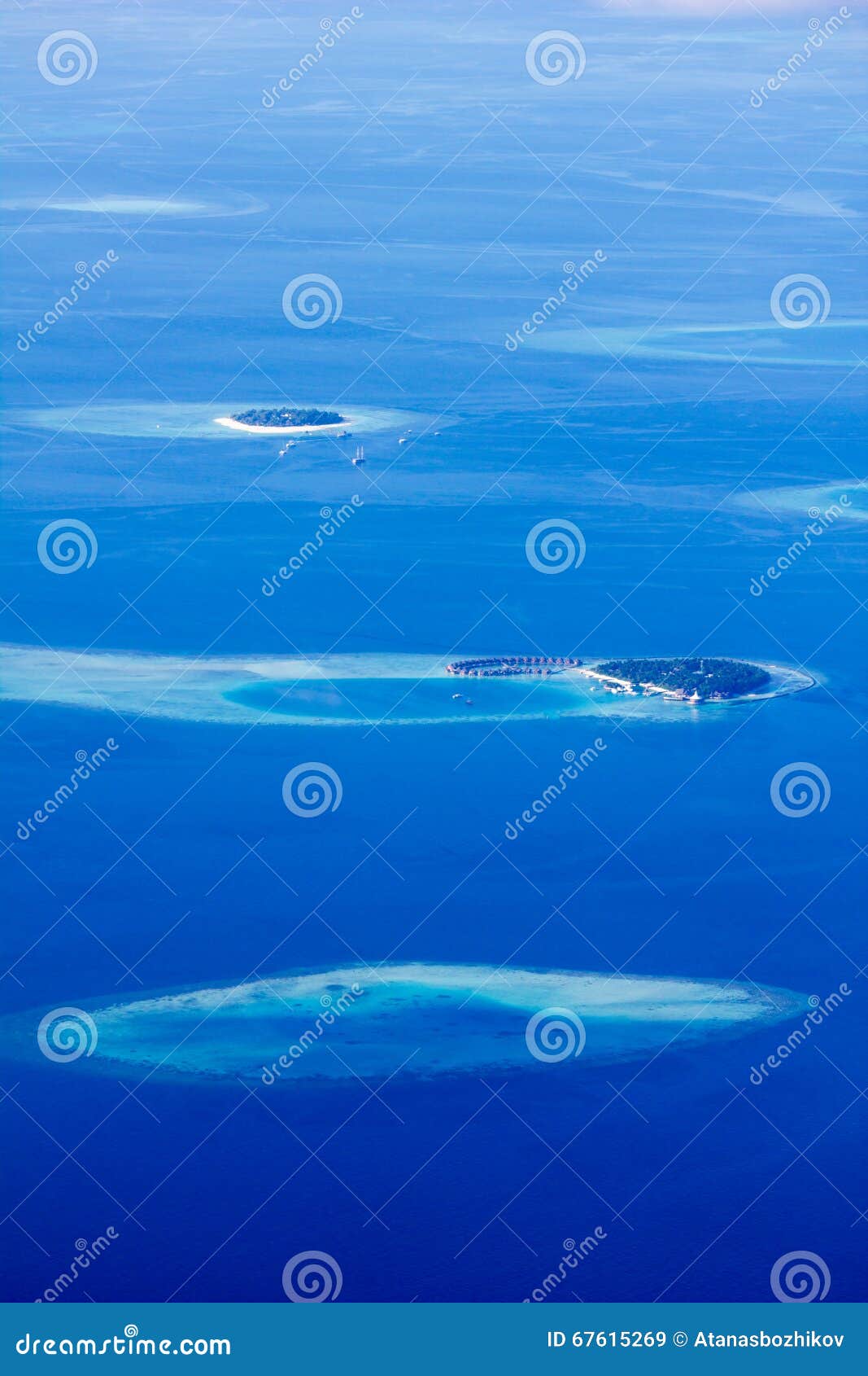 North Ari Atolls in Maldives Stock Image - Image of landscape ...