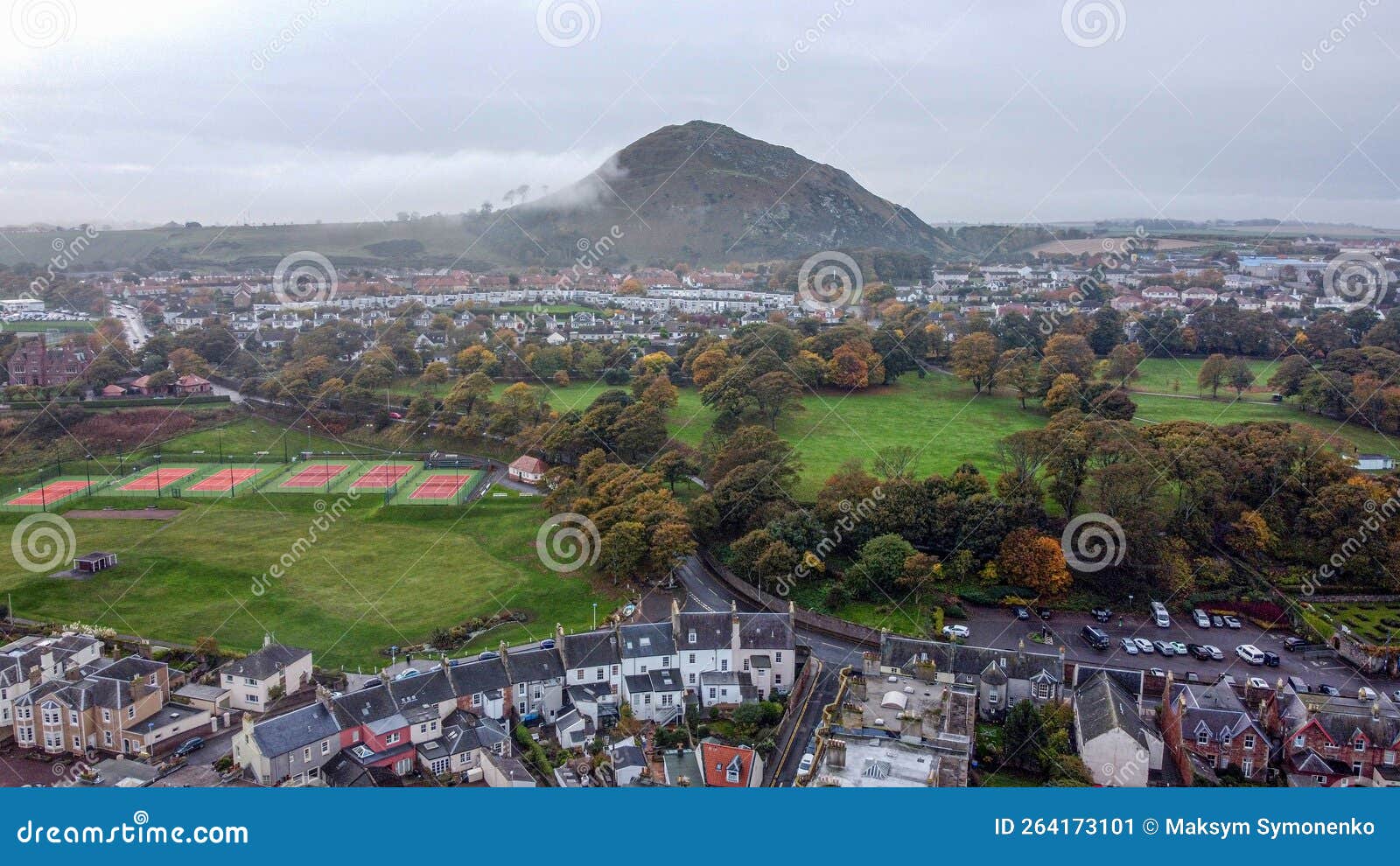 North Berwick and North Berwick Law View, Scotland, UK Stock Image ...