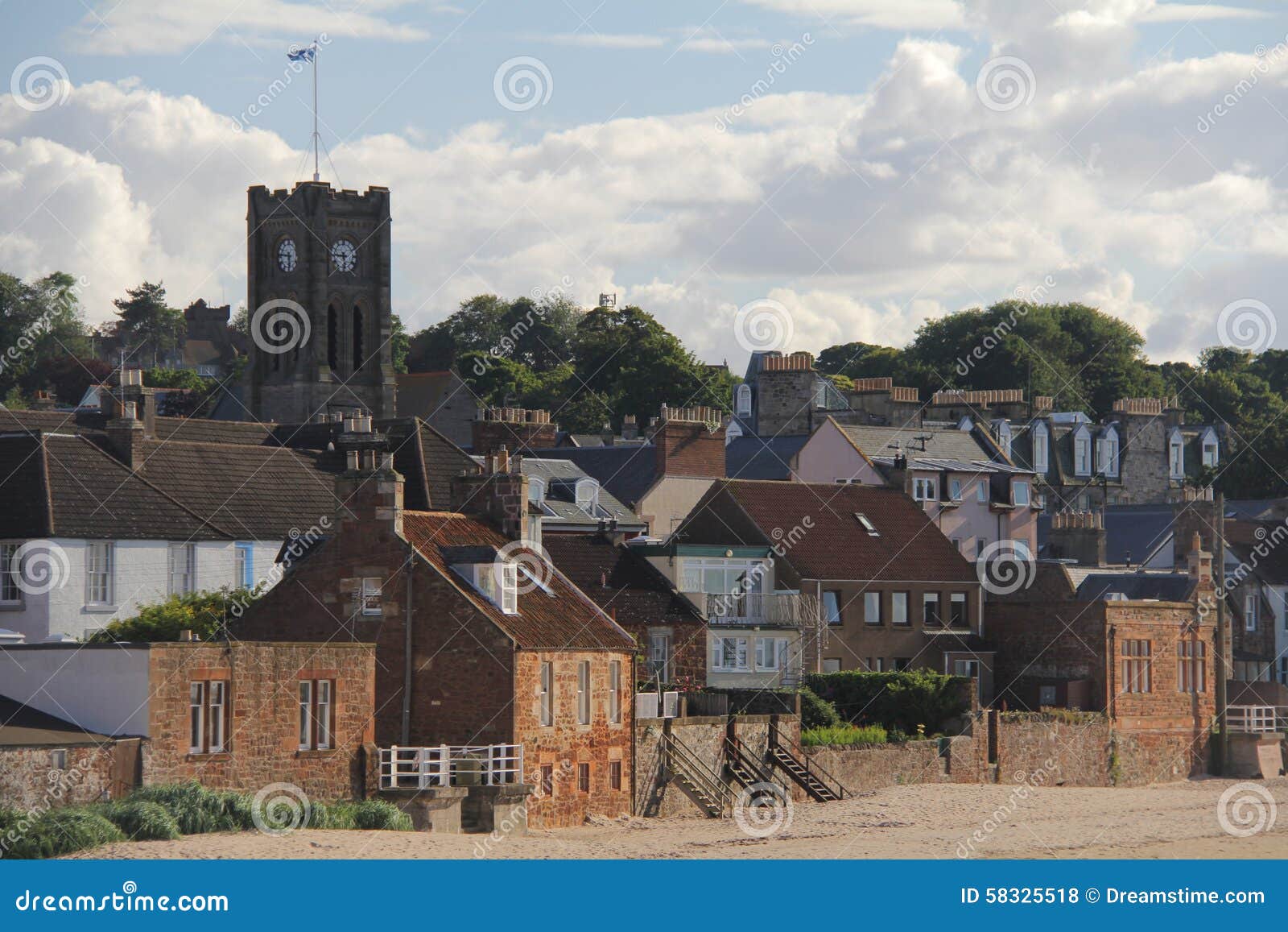 North Berwick stock photo. Image of village, british - 58325518
