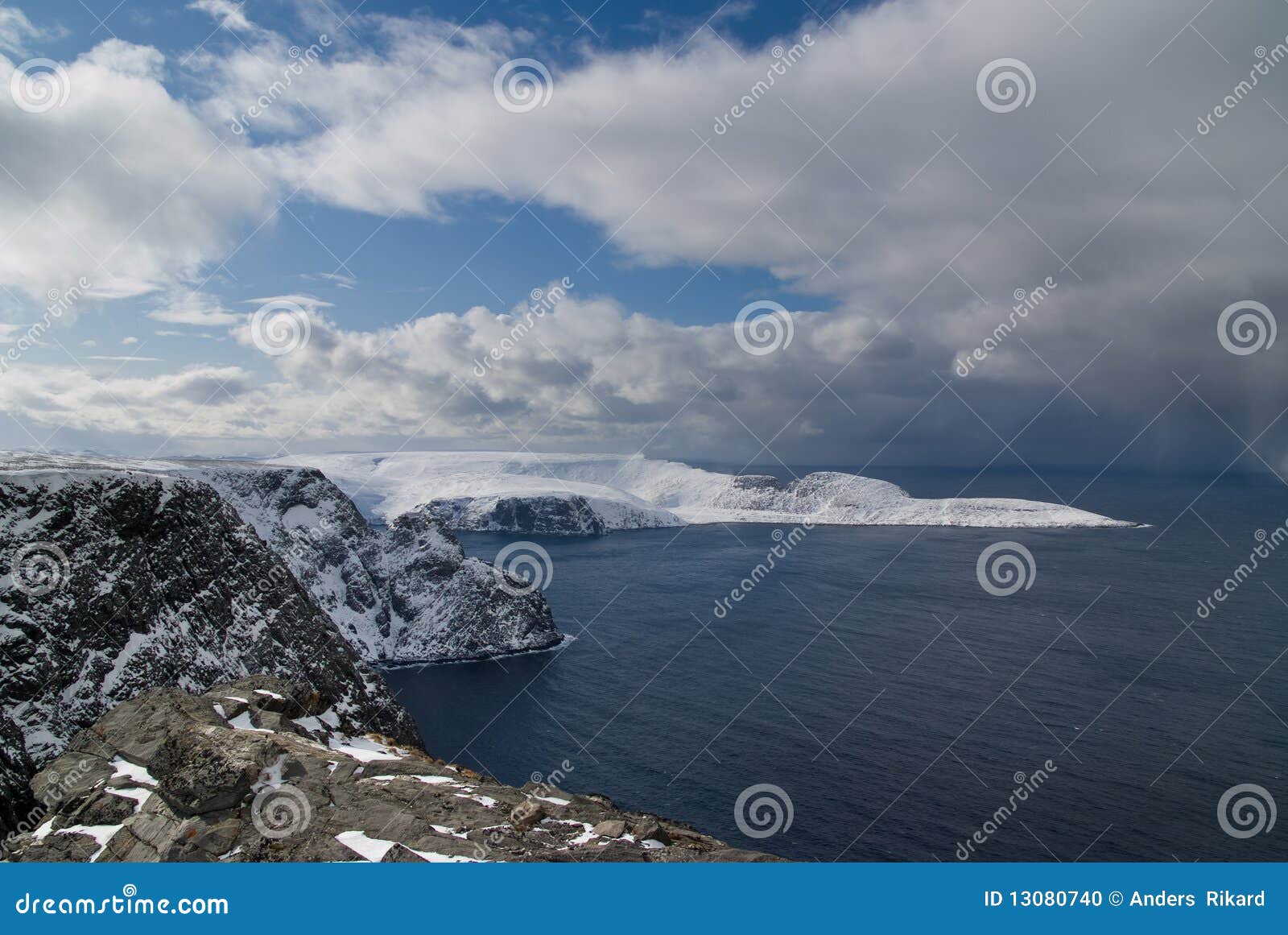 North Cape, Nordkapp, On The Northern Coast Of The Island Of Mageroya ...