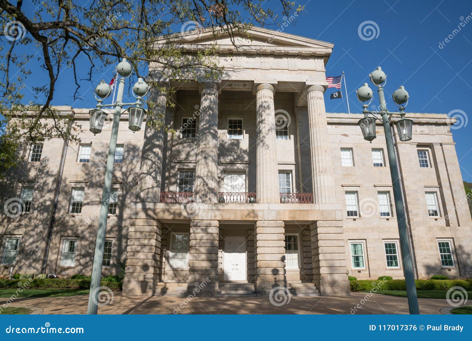North Carolina Capitol Building Stock Photo - Image of building ...