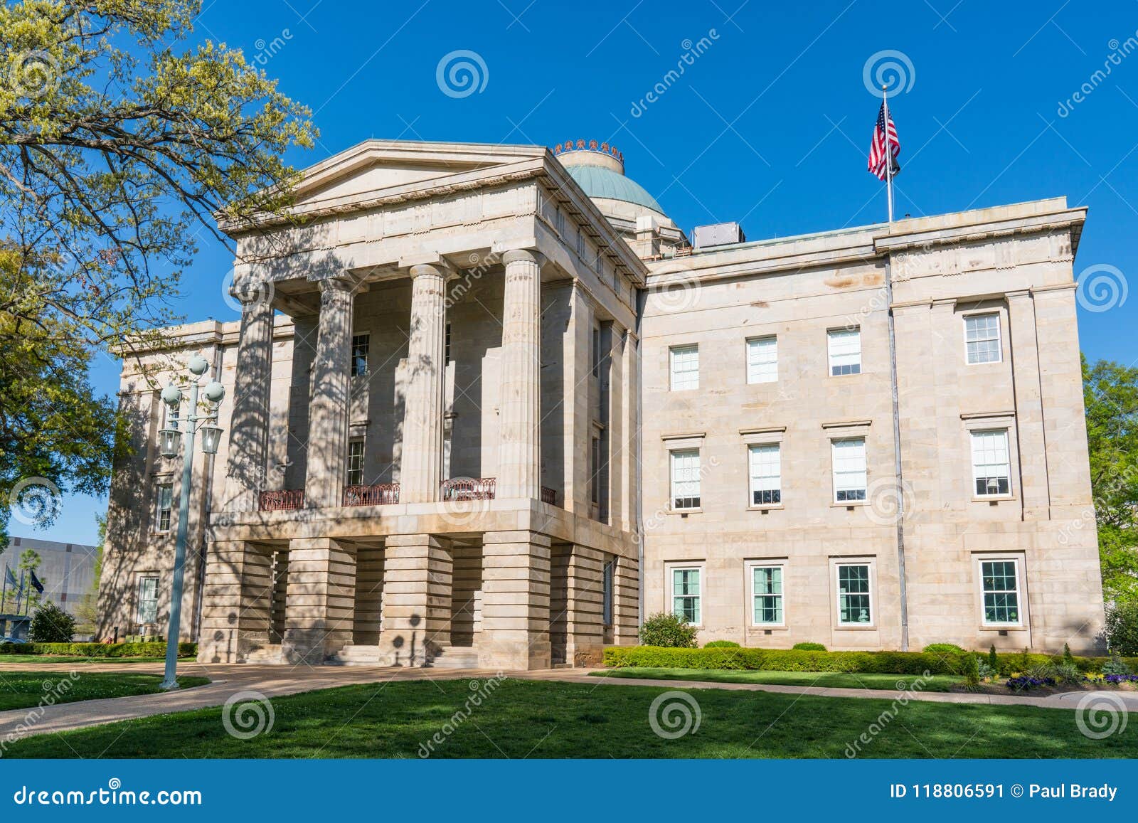 North Carolina Capitol Building Stock Image - Image of tourism, raleigh ...