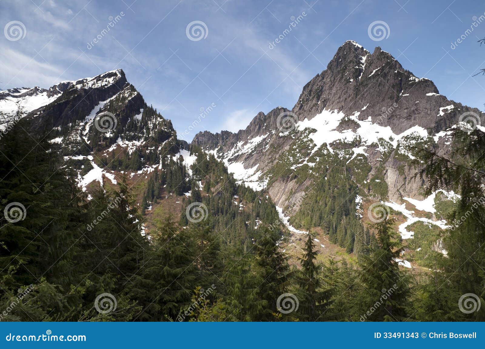 North Cascade Mountains Washington State Stock Image - Image of ...