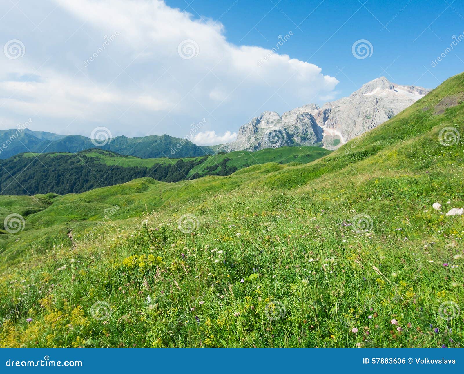 North Caucasus stock photo. Image of beauty, highland - 57883606