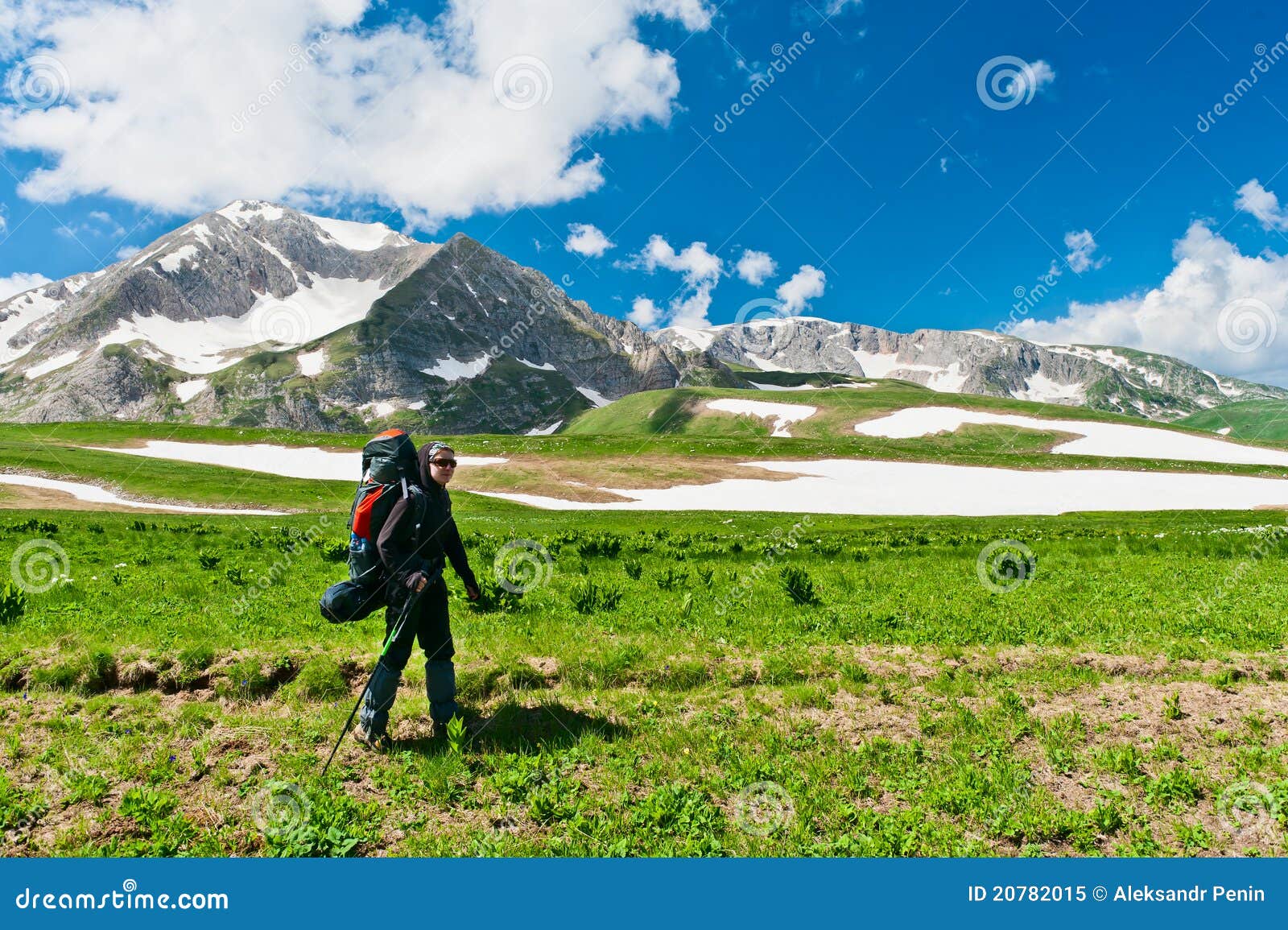 North Caucasus mountains stock image. Image of hiking - 20782015