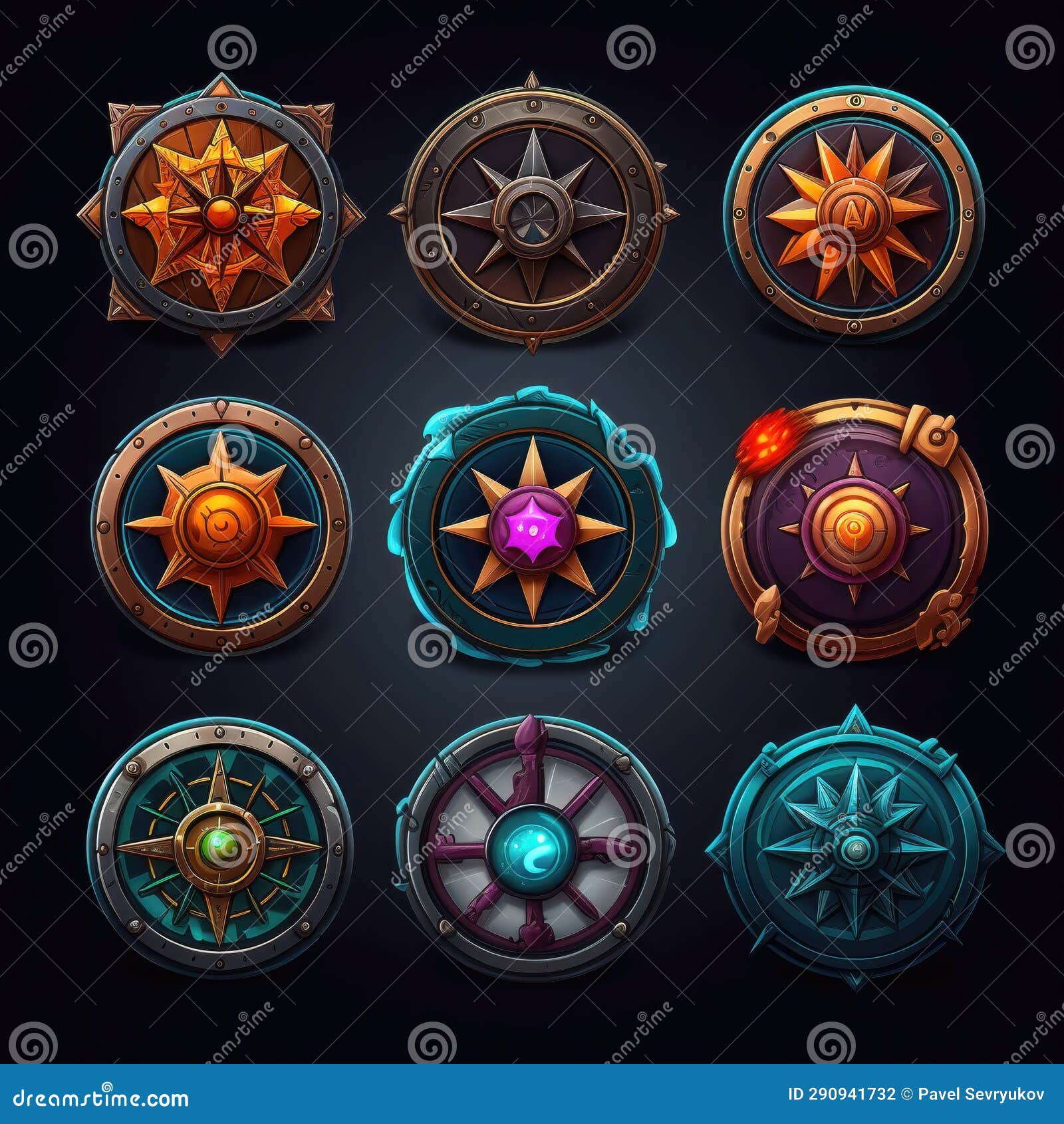 North Compass Game Ai Generated Stock Photo - Image of star, discovery ...