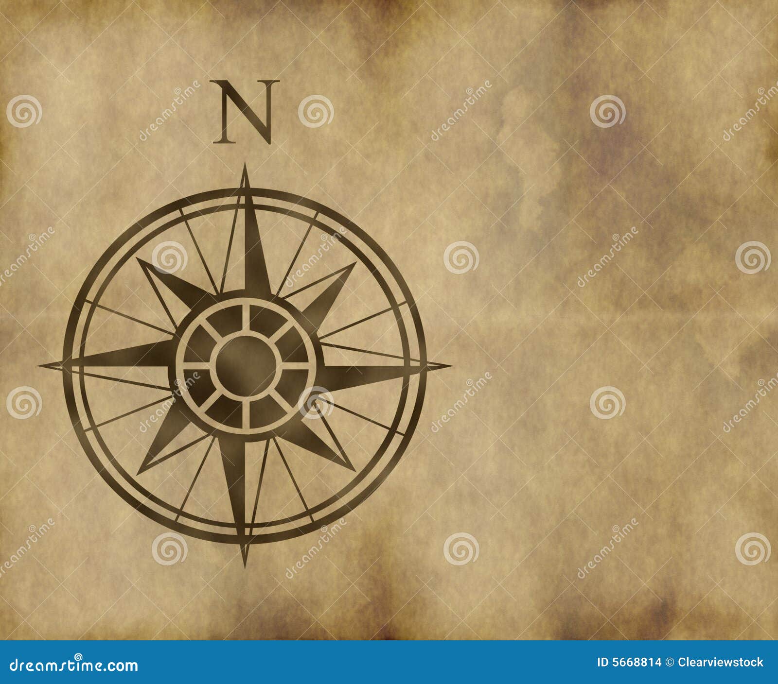 North compass map arrow stock vector. Illustration of journey - 5668814
