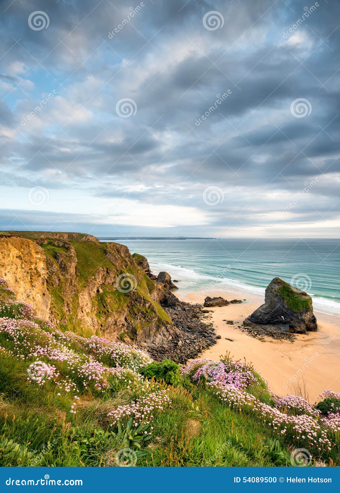 North Cornwall Coast stock photo. Image of european, kingdom - 54089500