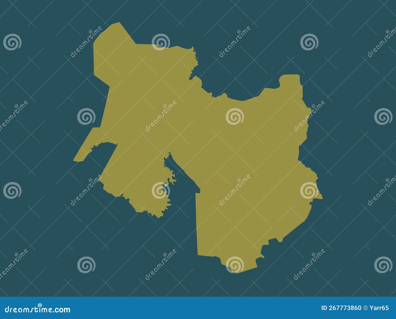 North Cotabato, Philippines. Solid. No Legend Stock Illustration ...