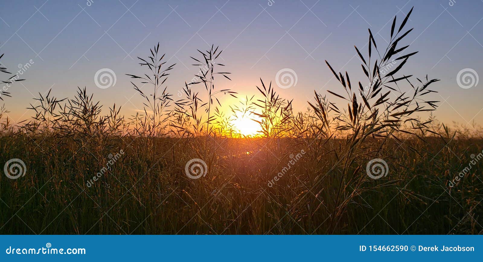 North Dakota Prairie Sunset Stock Photo - Image of north, view: 154662590