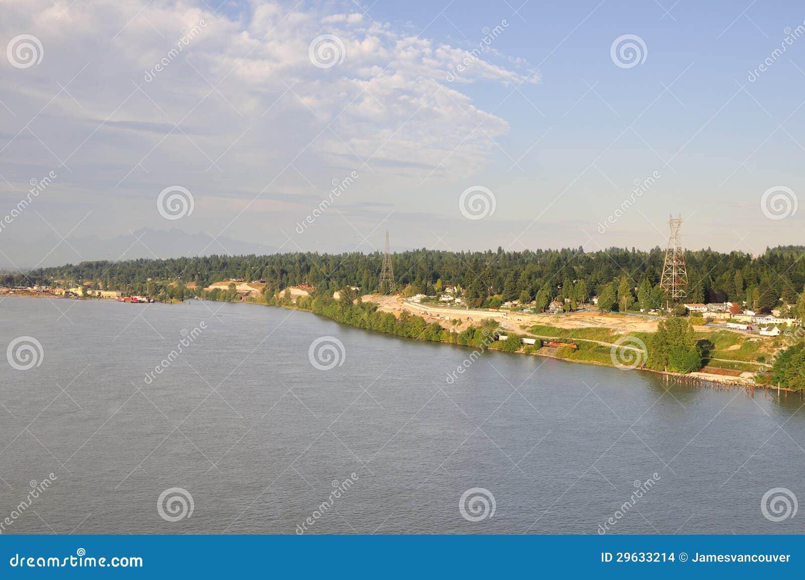 North Delta, British Columbia Stock Photo - Image of water, green: 29633214
